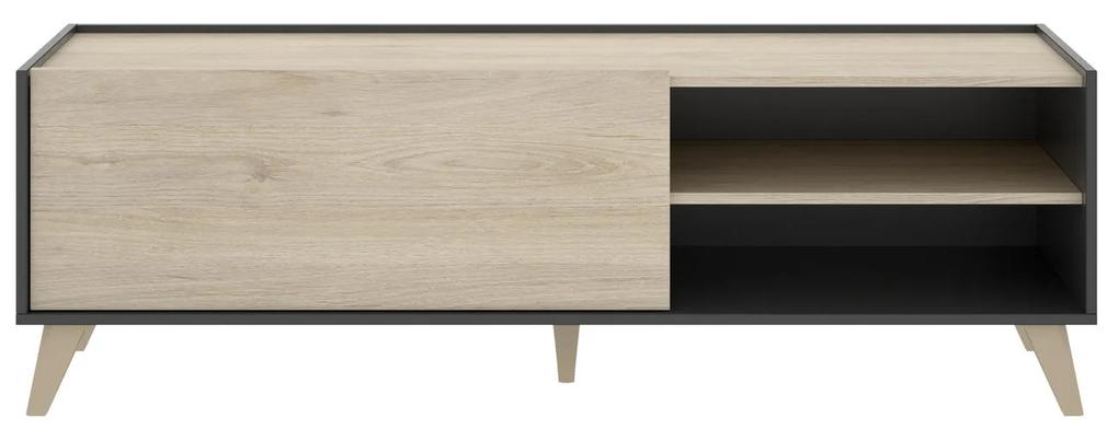 Aldo Designový televizní stolek Ness graphite