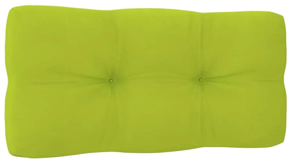 314470 vidaXL Poduška na pohovku z palet jasně zelená 80 x 40 x 10 cm