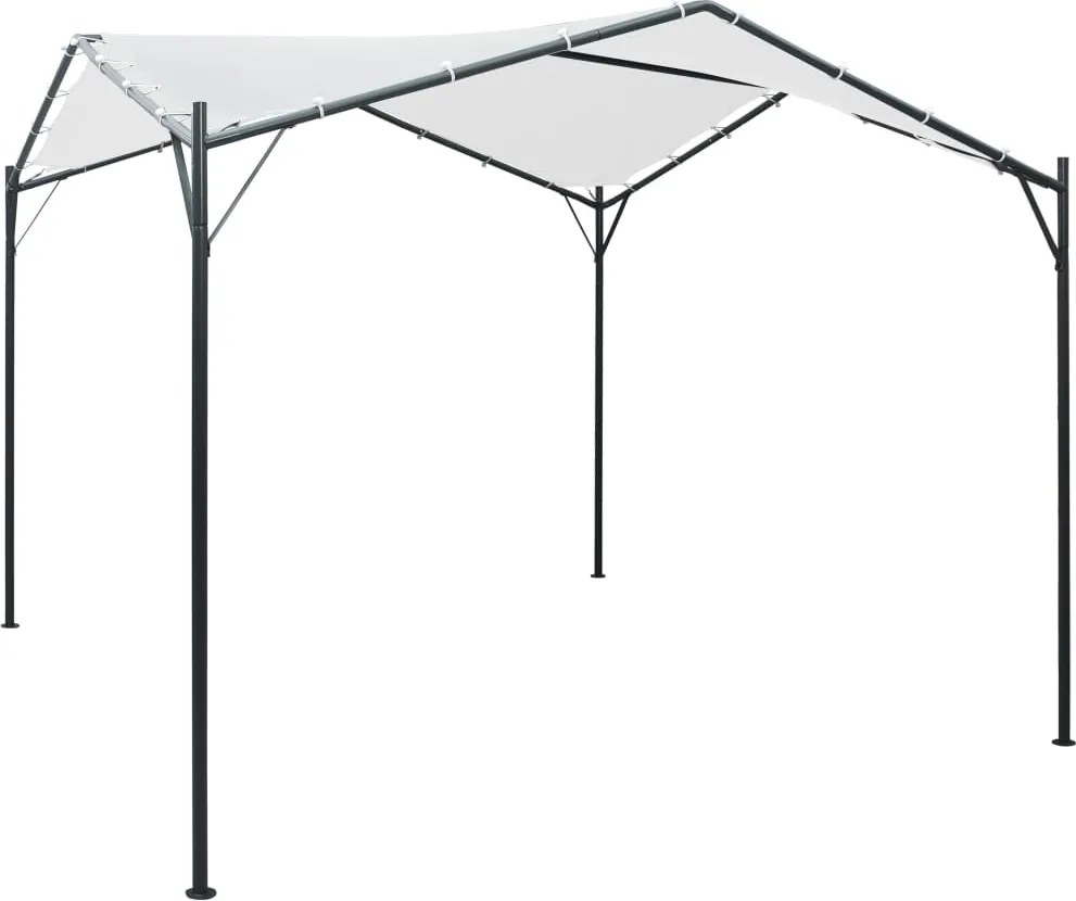 Altán 3 x 3 x 2,6 m bílý 180 g/m² 312235