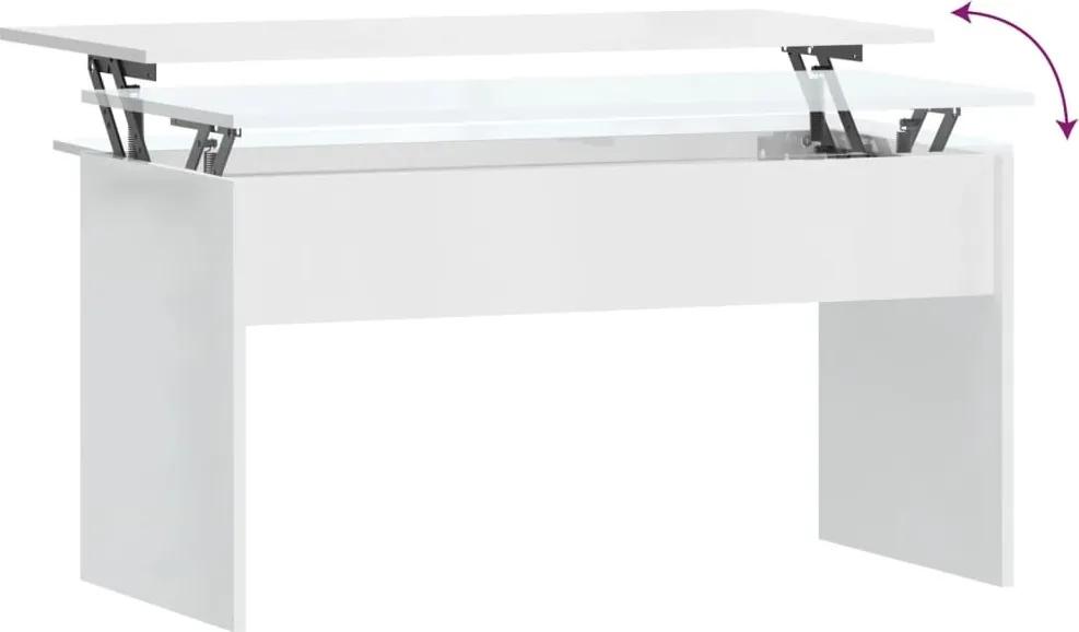 vidaXL Konferenční stolek 102 x 50,5 x 52,5 cm kompozitní dřevo [809635] Barva: hnědý dub