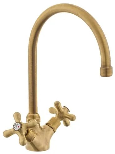 Paffoni Ricordi dřezová baterie s otočným raménkem bronz IR180BR
