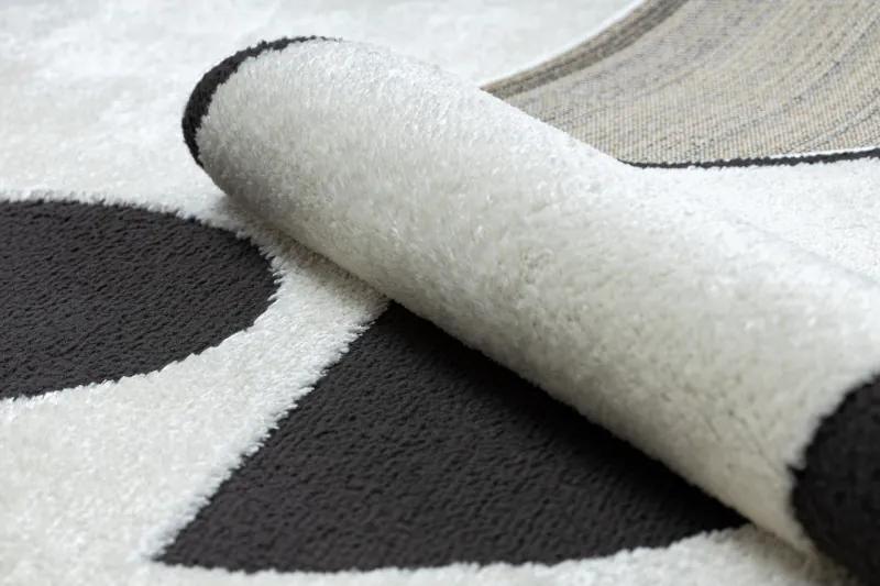Dywany Łuszczów Kusový koberec Mode 8598 geometric cream/black ROZMĚR: 120x170