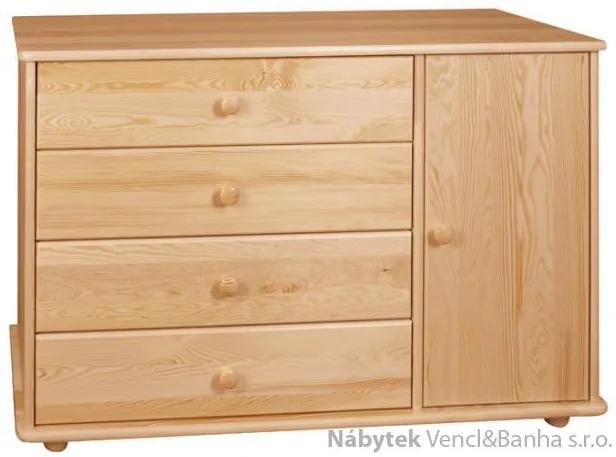 dřevěná komoda, prádelník z masivního dřeva borovice drewfilip 31