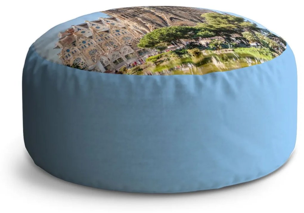 Sablio Taburet Circle Barcelona Sagrada Familia: 38x48 cm