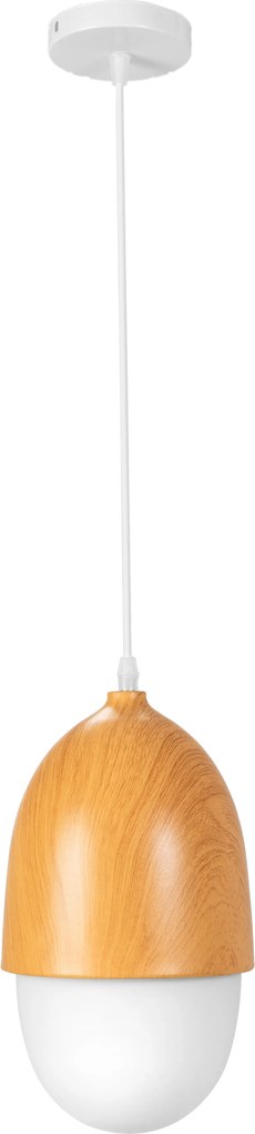 Toolight - závěná lampa E27 60W APP952-1CP, hnědá-bílá, OSW-04035