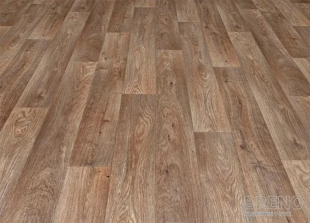 Breno PVC PRESTO PLUS Aspin 846 - tmavé dřevo, šíře 300 cm