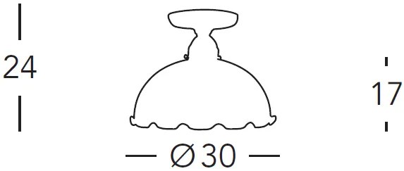 Rustikální stropní svítidlo na chalupu Kolarz Nonna 731.10.71
