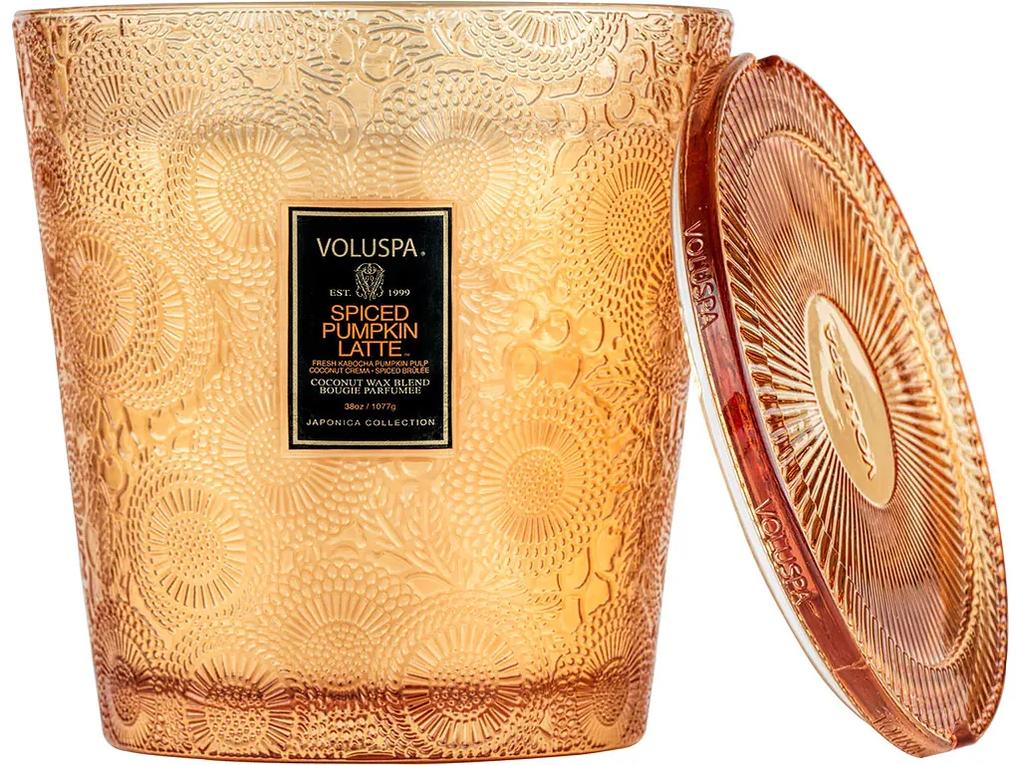 Voluspa – vonná svíčka Spiced Pumpkin Latte (Kořeněné dýňové latte), 1077 g