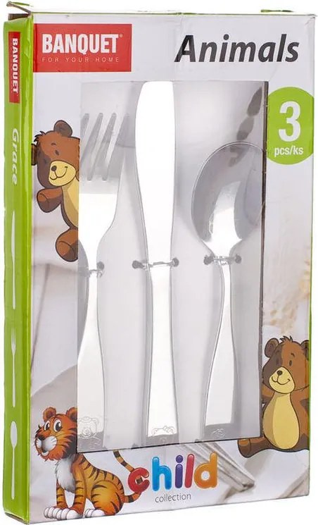 Banquet sada dětských příborů ZVÍŘÁTKA