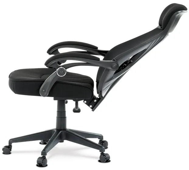 Ergonomická kancelářská židle VIGELTI - černá síťovina Barva: černá