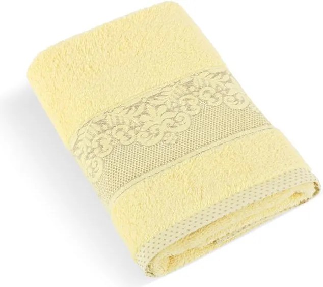 Bellatex Froté ručník a osuška kolekce Orchidea Žlutá 70x140 cm