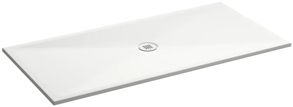 GSI Keramická sprchová vanička, obdélník 160x80x2cm, bílá mat 46160809