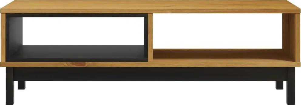 vidaXL Konferenční stolek FLAM 100 x 50 x 32,5 cm masivní borové dřevo [357822]
