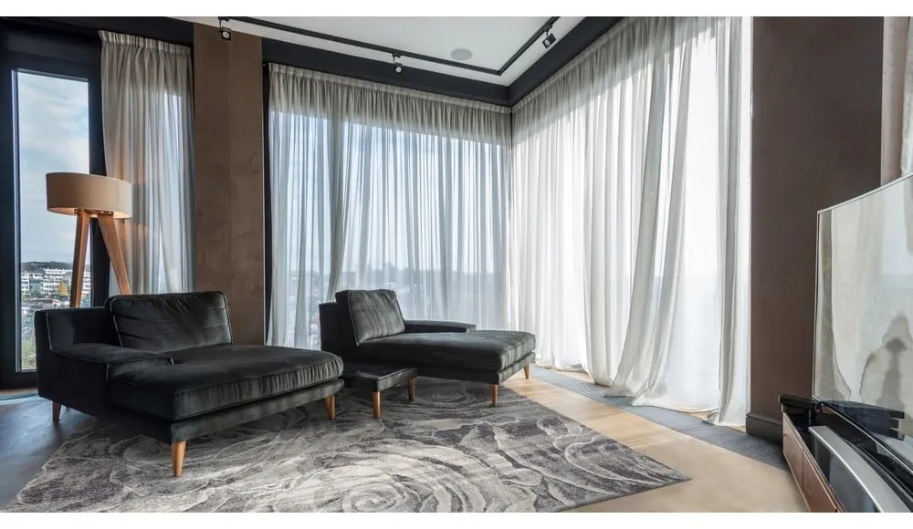 Šedý vlněný koberec 200x300 cm Ros – Agnella