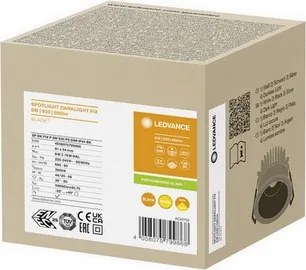 Podhledové LED svítidlo LEDVANCE SPOT DARKLIGHT UGR<19 černé 8W 3000K CRI90 36° stmívatelné