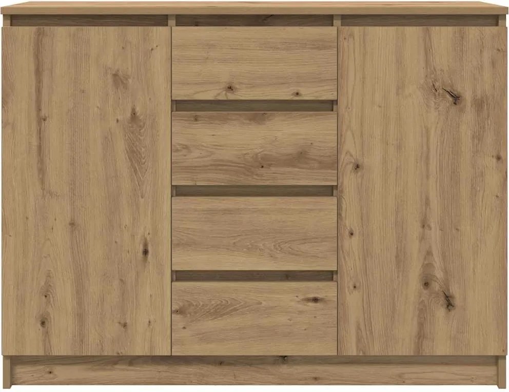 Příborník se zásuvkami Artisan Dub kompozitní dřevo 3328452