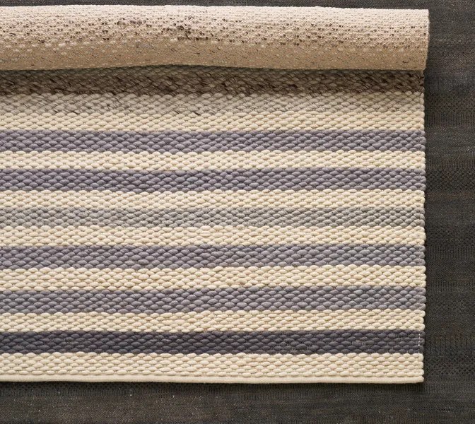 Diamond Carpets koberce Ručně vázaný kusový koberec MCK Strop DE 2263 Pastel Brown Mix - 120x170 cm