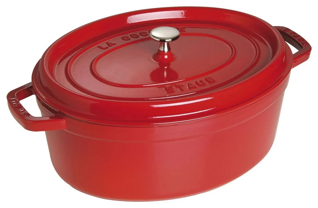 Staub Cocotte hrnec oválný 37 cm/8 l višeň, 1103706