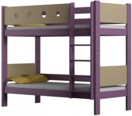 Abart Patrová postel Vašek 180/80 cm fialový