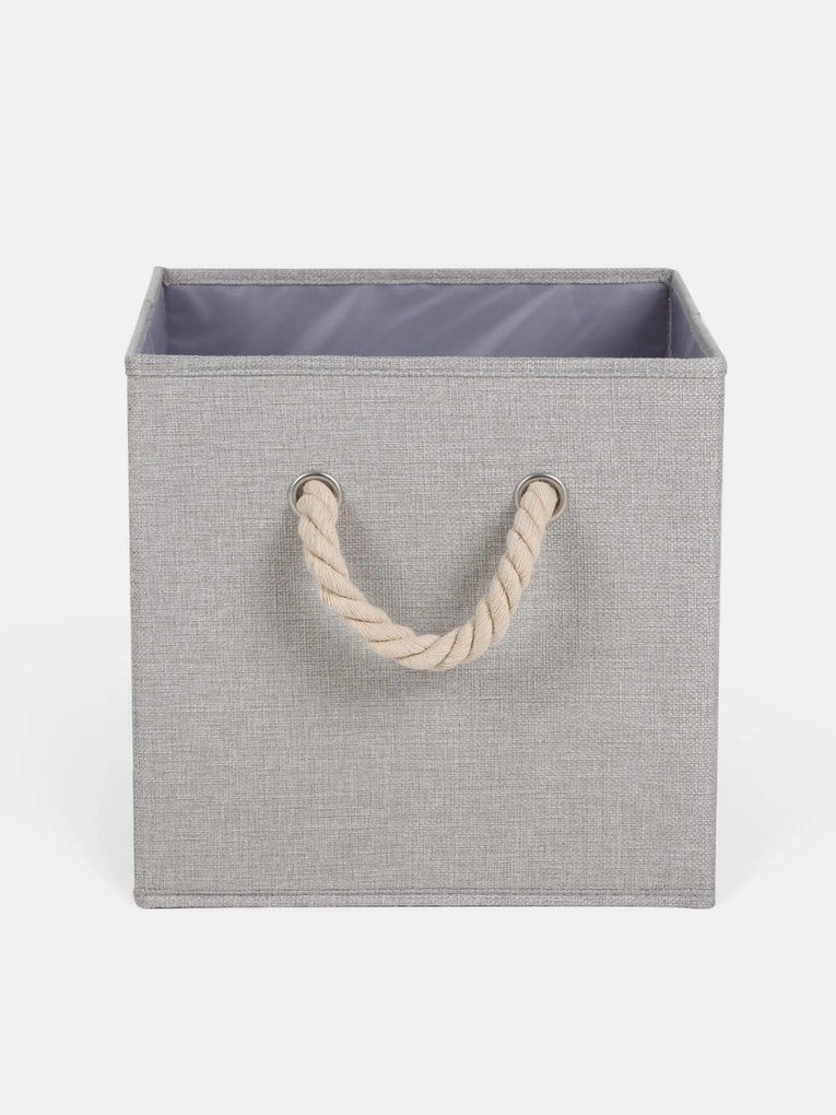 Sinsay - Úložný box s pleteným uchem - béžová