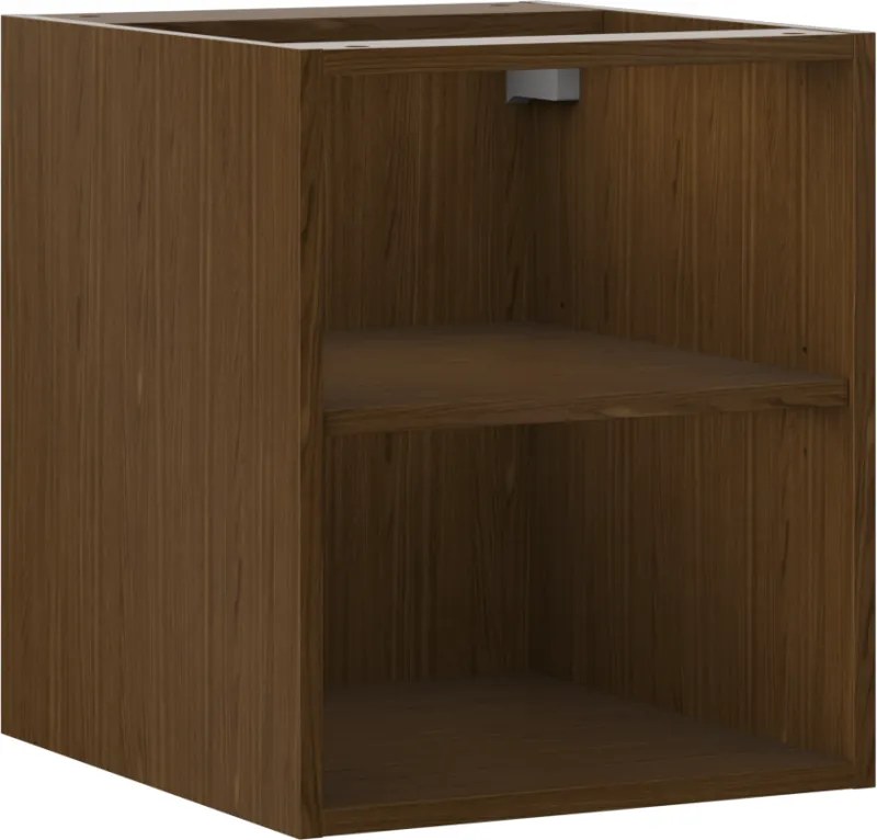 Mexen Box-A, otevřená skříňka s policí 40 cm, ořech, 91AX2-0400-470-0-86