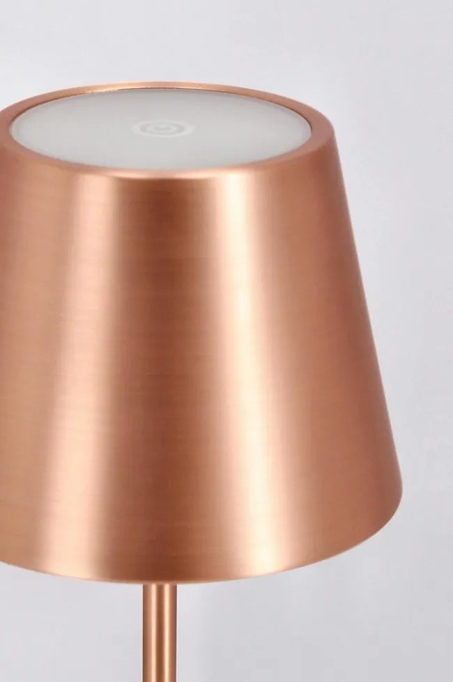 BIZZOTTO Zahradní stolní LED lampa ETNA 38 cm bronzová 0827768