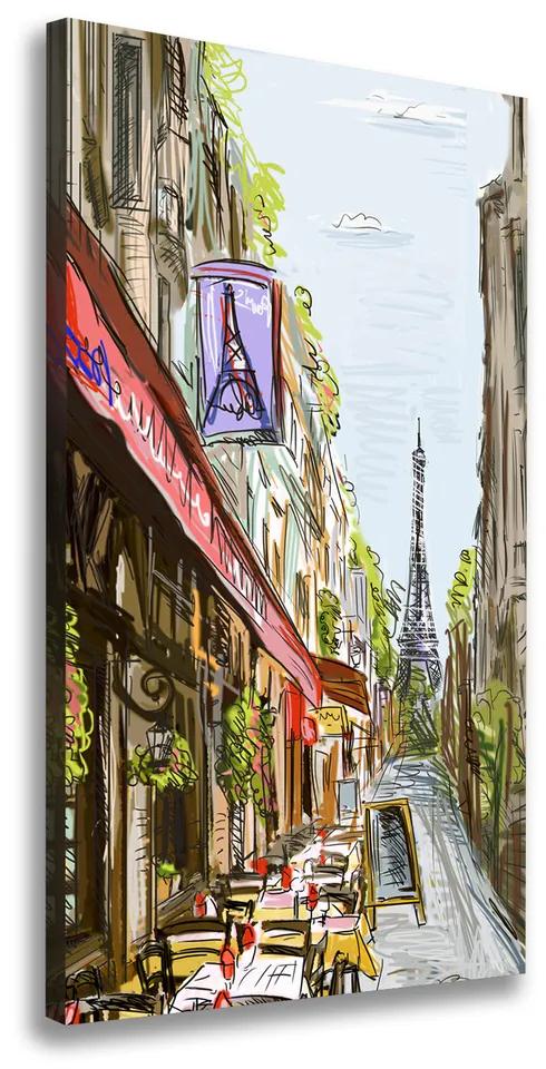 Wallmuralia Foto obraz na plátně Eiffelová věž Paříž 50x100 cm