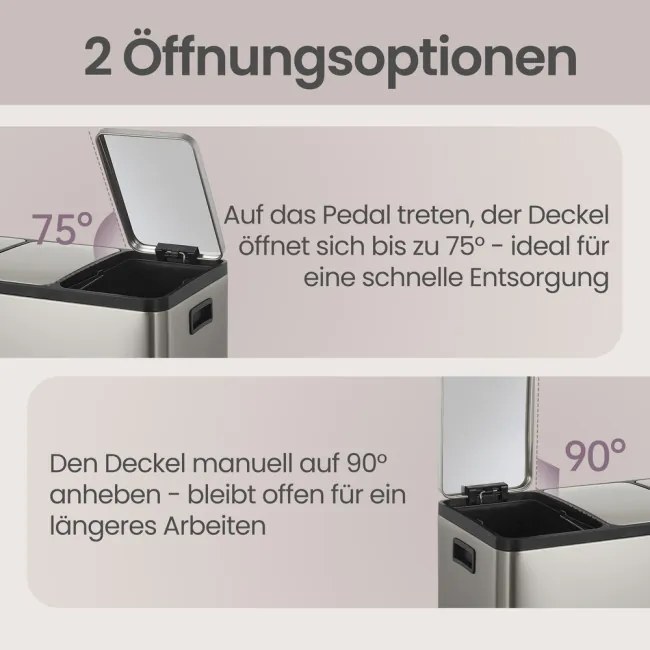 Odpadkový koš na tříděný odpad LTB254EZ01
