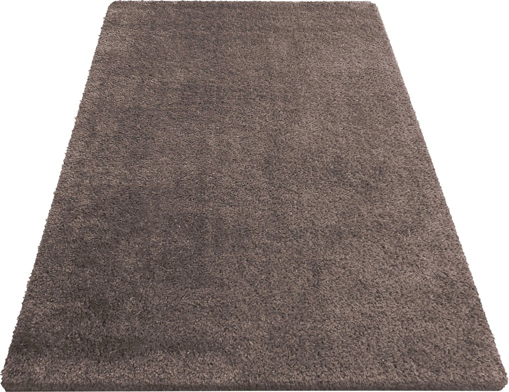 DY Hnědý neklouzavý koberec shaggy Camel Rozměr: 60x100 cm