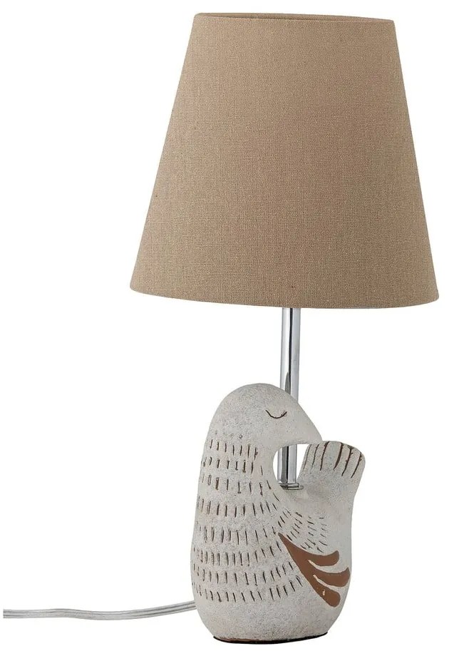 Béžová stolní lampa s textilním stínidlem (výška 40 cm) Kylie – Bloomingville