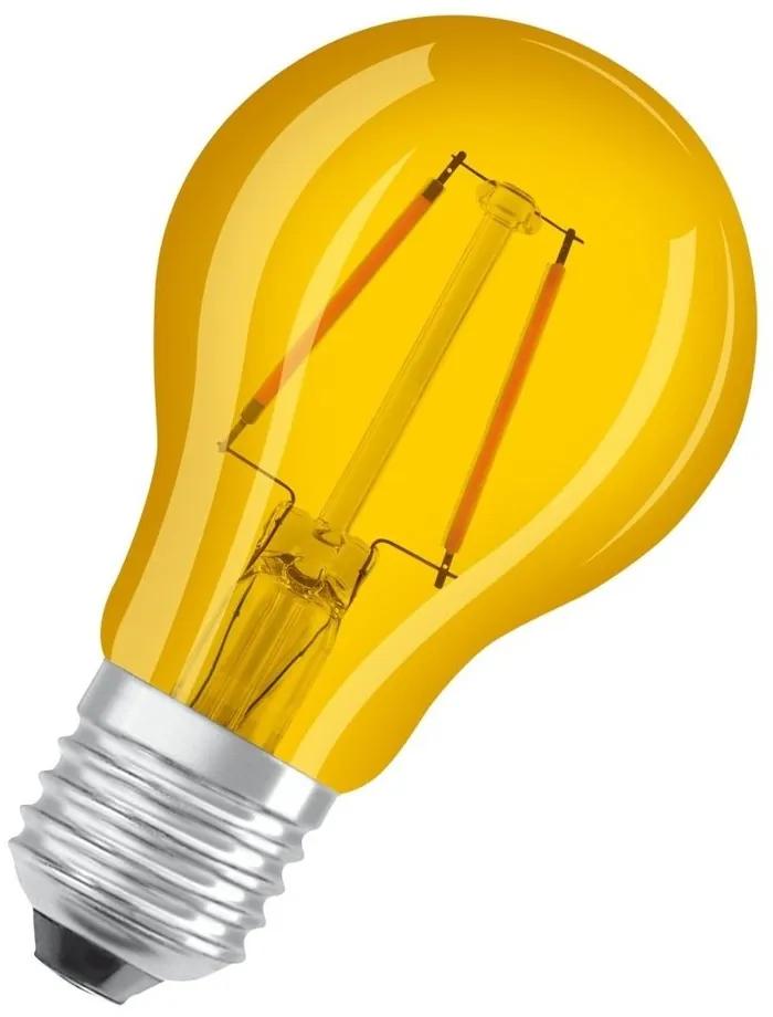LED klasická žárovka E27 2,5 W STAR DÉCOR CLASSIC, žlutá