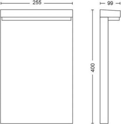 Venkovní sloupkové svítidlo Philips Hue Nyro 17455/30/P7 2000K-6500K RGB