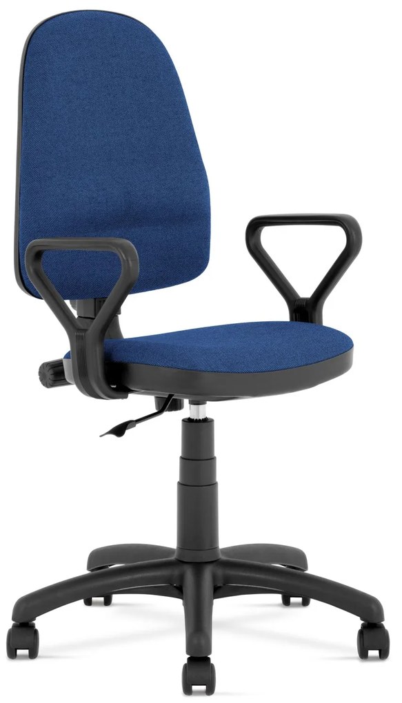Modrá otočná židle BRAVO