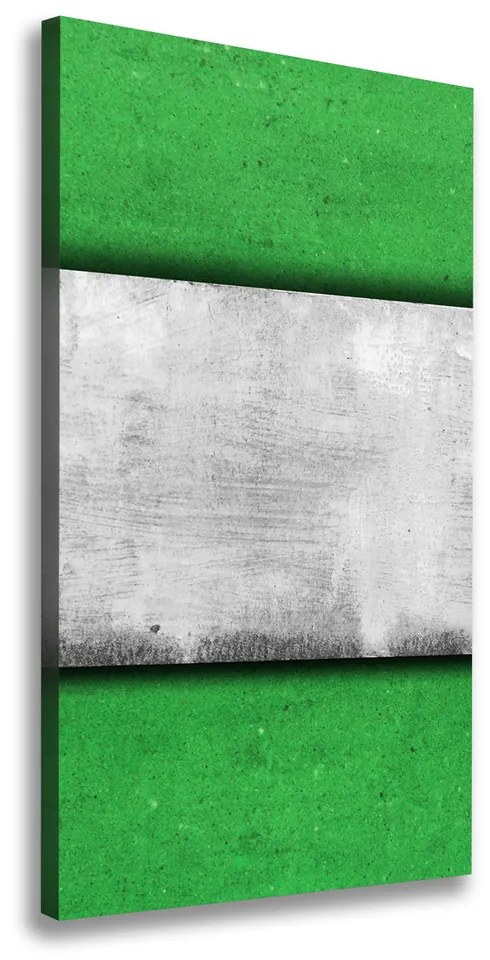 Wallmuralia Foto obraz na plátně do obýváku Zelená zeď 60x120 cm