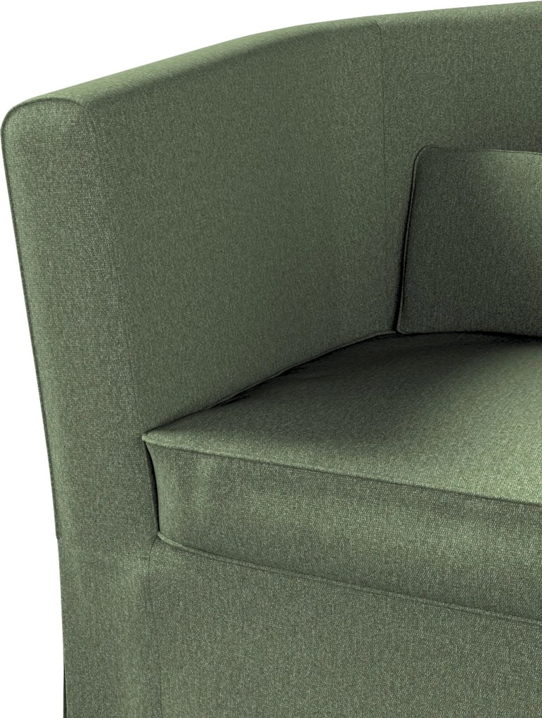 Potah na křeslo IKEA Ektorp Tullsta barva zelená látka pletený vzor