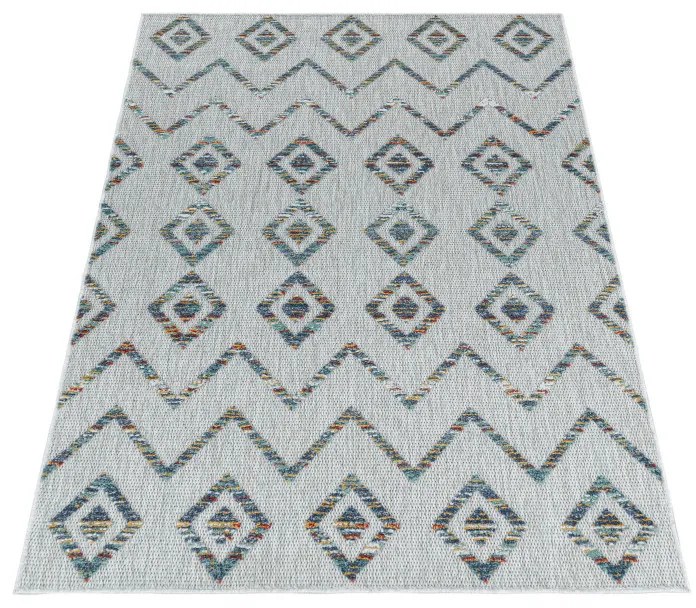 Ayyildiz, Kusový koberec Bahama 5152 Multi – na ven i na doma, 80x250, šedá, chodba / předsíň