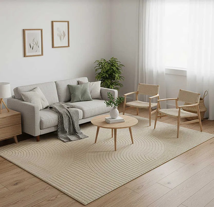 TZ Béžový obdélníkový geometrický koberec Strado Polo Path Camel se vzorem pruhů Rozměr: 160x230 cm