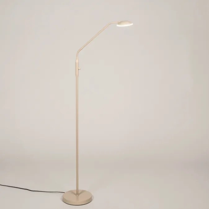 Stojací LED lampa se stmívačem Ellena Taupe