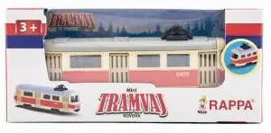 Rappa Tramvaj Tatra T3 česká kovová retro 8 cm | BIANO