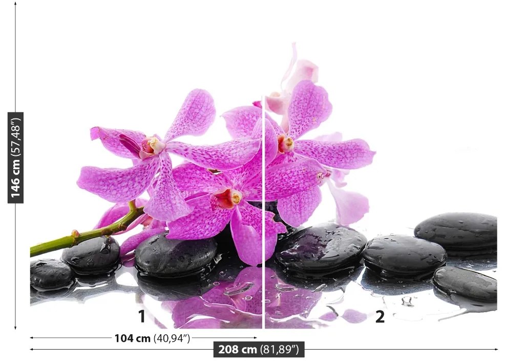 Fototapeta Růžová orchidej 104x70