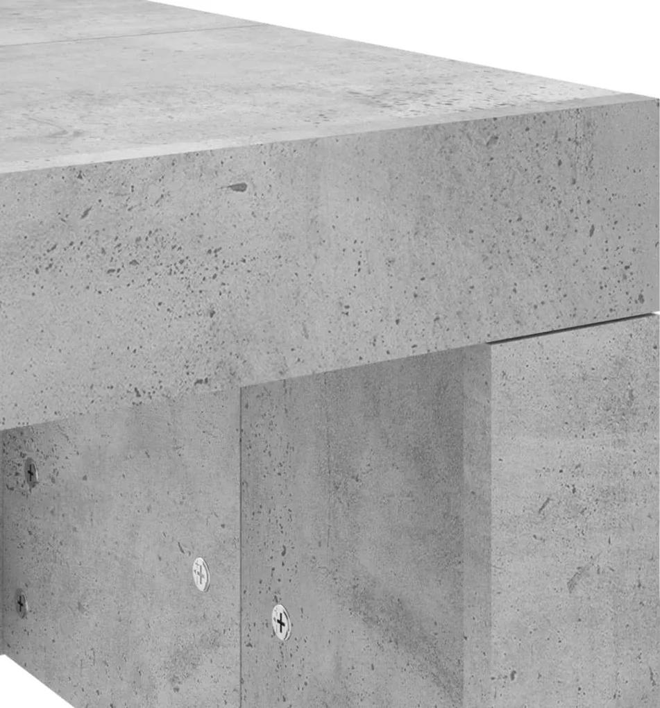 vidaXL Konferenční stolek 102x50x36 cm kompozitní dřevo [823370] Barva: šedá sonoma