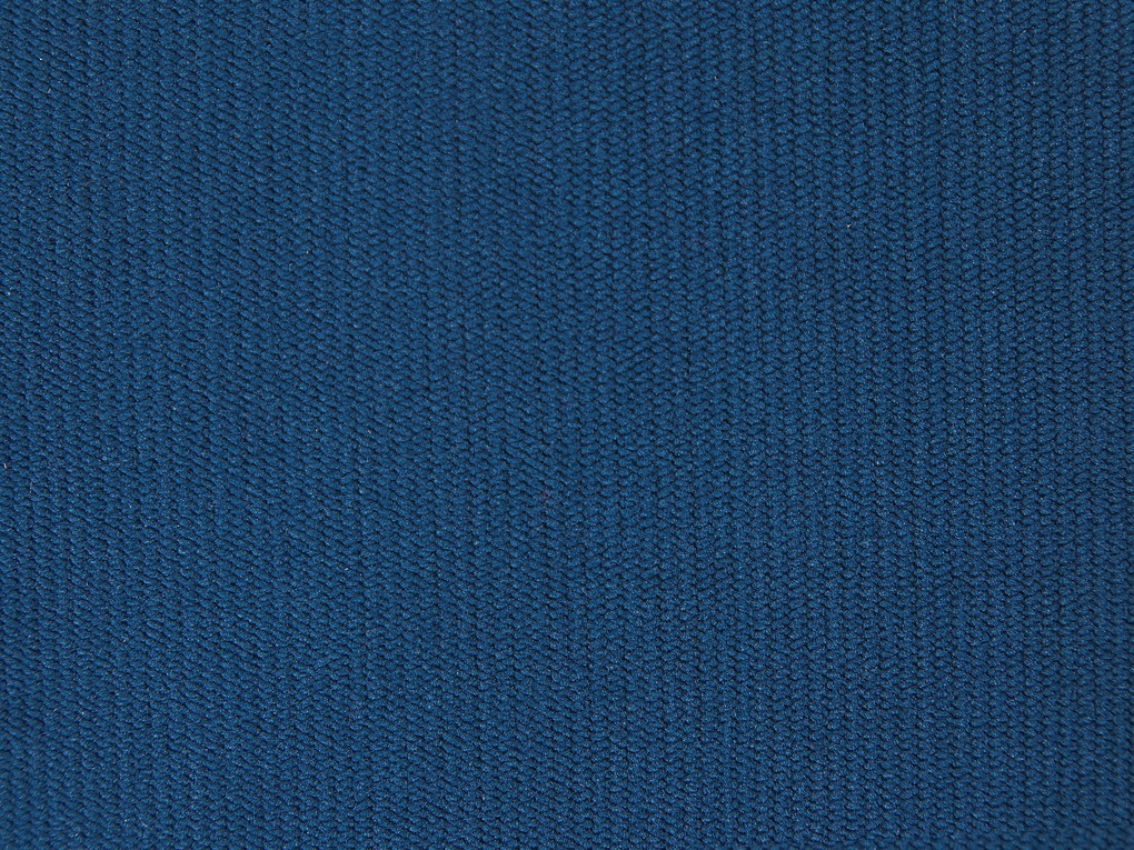 Manšestrová rohová pohovka námořnická modrá levá LUNNER Beliani