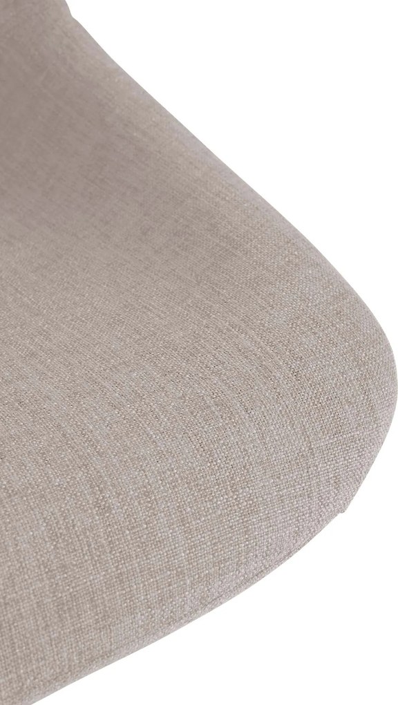 Sada 2 barových židlí Loft látka – taupe
