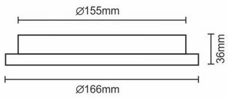 LED Podhledové svítidlo LED/12W/230V IP40