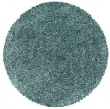 Ayyildiz koberce Kusový koberec Sydney Shaggy 3000 aqua kruh Modrá - 80x80 (průměr) kruh cm