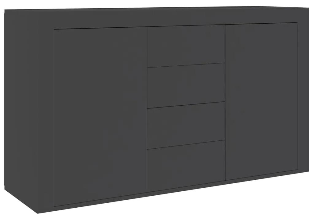 vidaXL Příborník šedý 120 x 36 x 69 cm dřevotříska