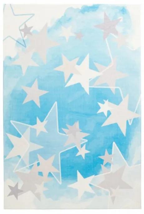 Dětský koberec Stars 410 blue Varianta: 160x230 cm