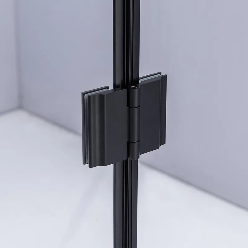 BPS-koupelny Čtvercový sprchový kout ZES KZ1390B BL 90x90 černá/transparent - bez vaničky