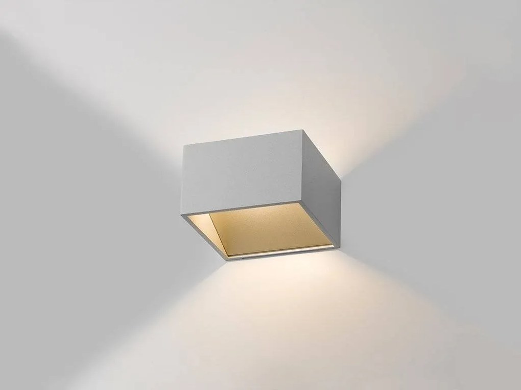 Dekorativní nástěnné LED svítidlo WALL - 100 mm, 60 mm, 100 mm