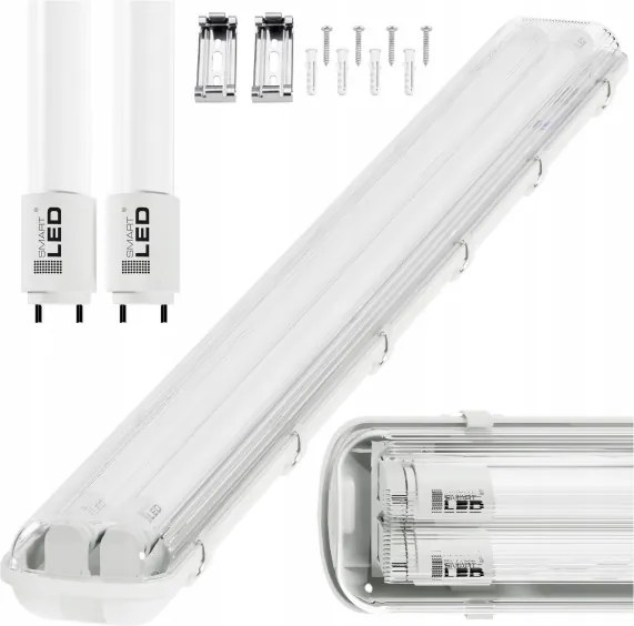 LED Technické zářivkové svítidlo T8 2xG13/20W/230V 6500K 120 cm IP65 bílá
